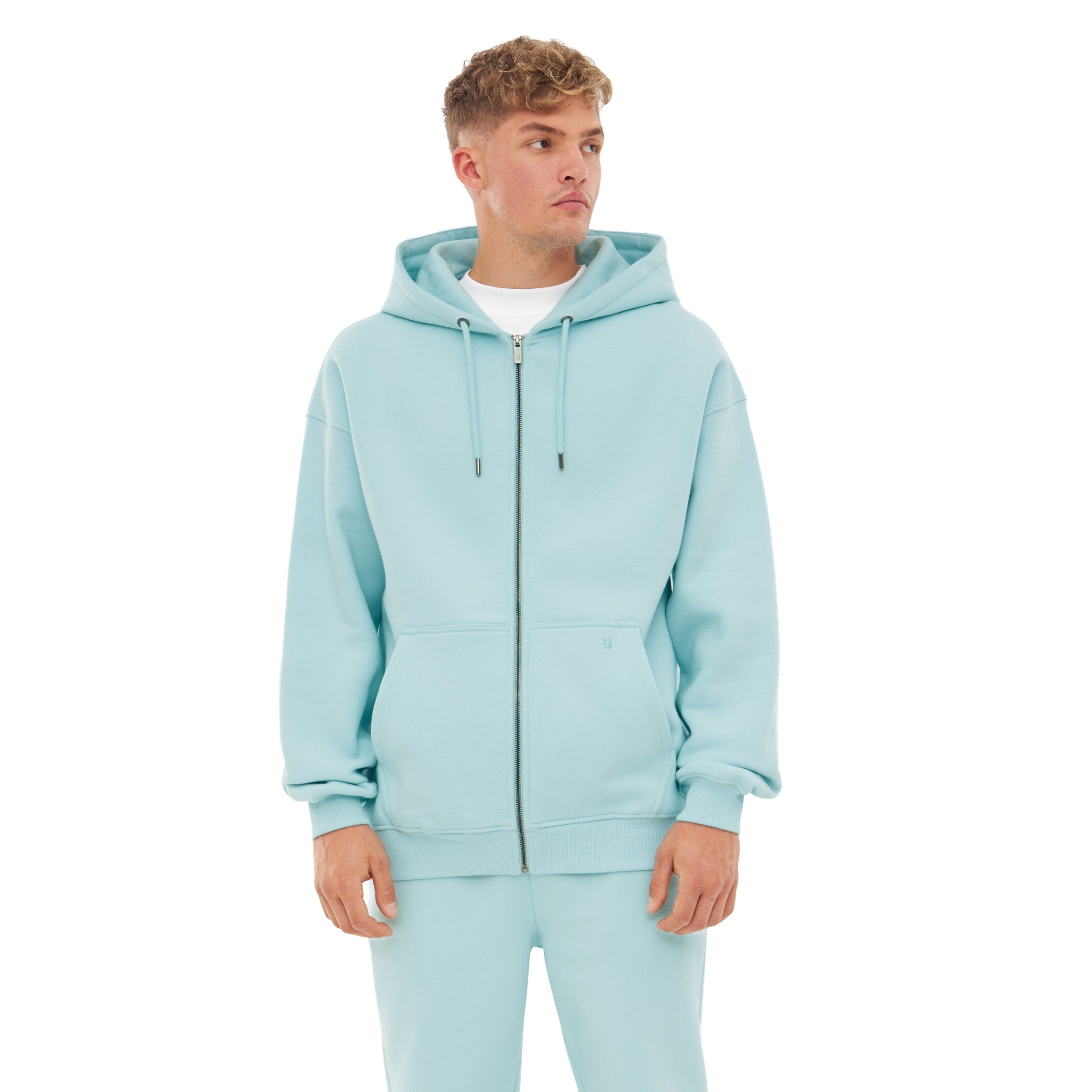 Basic Oversized Zip Hoodie "Caleb" Women & Men | Johnny Urban